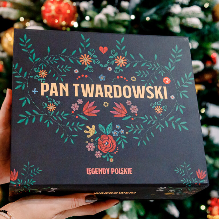 Pan Twardowski - Na kogucie - Szklana, ręcznie malowana figurka ...