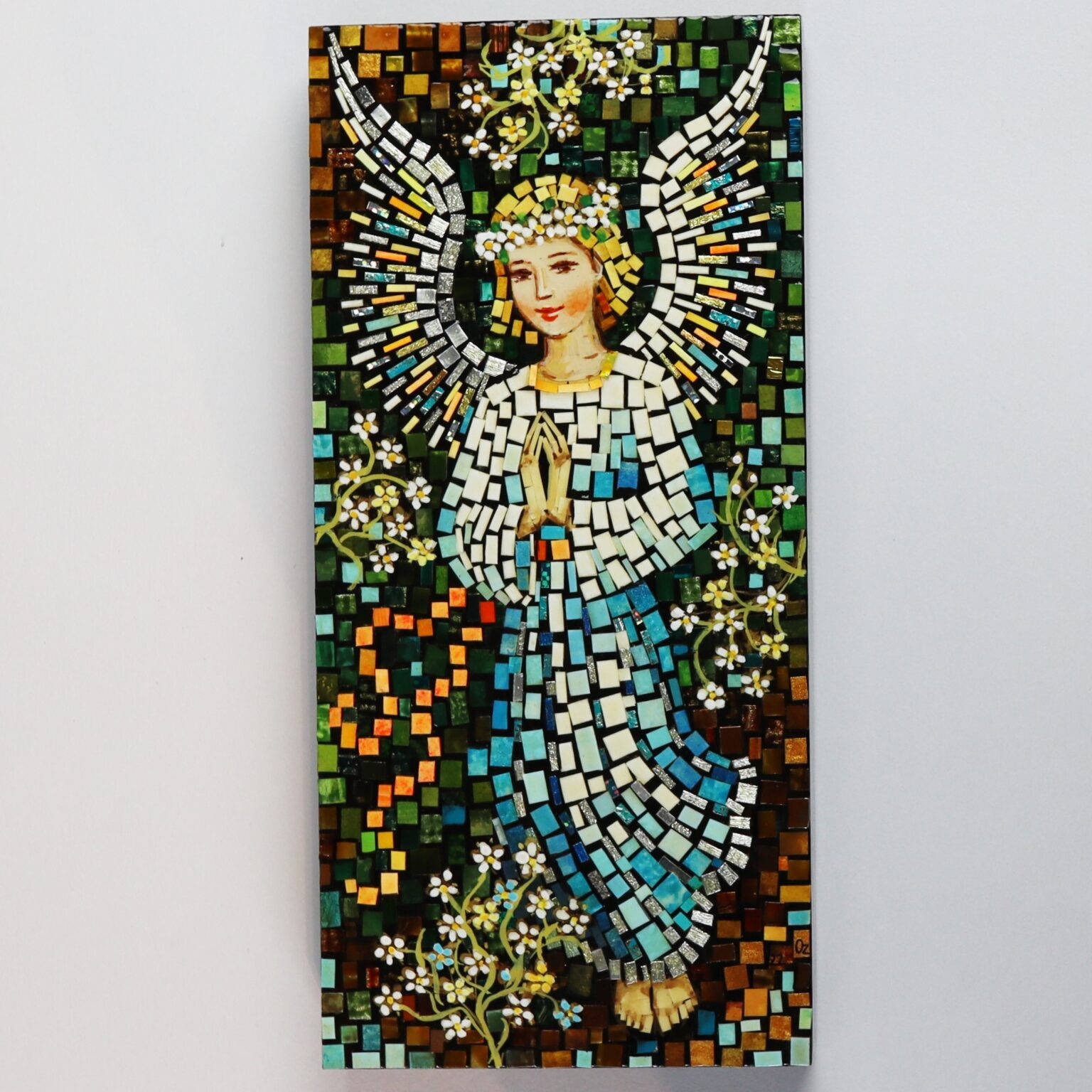 Mosaic - Angel - blue - Bombkarnia